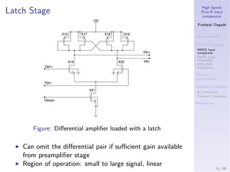 Design Of A High Speed Rail To Rail Input Cmos Comparator Pdf Computer Peripherals Computing