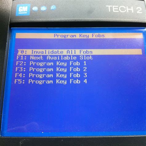 Gm Tech Key Fob Programming The Blog Of Obd Tool Com