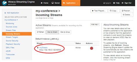 Stream Video To Wowza Streaming Engine From Any Source