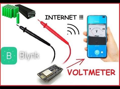 Voltmeter DC V With Smartphone Display Blynk Nodemcu Arduino Smartphone Science And