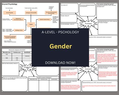 Gender Mind Maps Stockley Academia