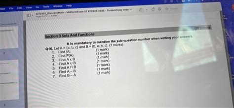 Solved File Edit View Go Tools Window Help In Ict2101