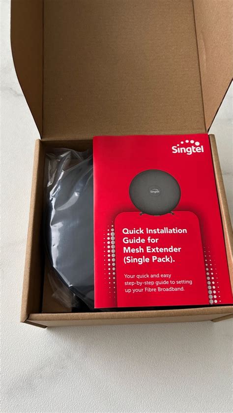 Singtel Wifi Mesh Extender Computers And Tech Parts And Accessories Networking On Carousell