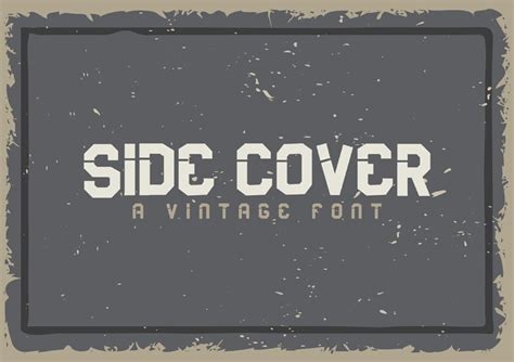 Side Cover Font