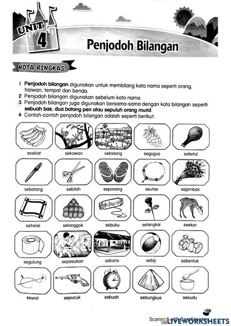 P3 Unit 4 Penjo… Free Interactive Worksheets 6841796
