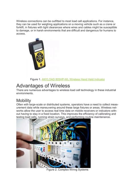 Advantages And Applications Of Wireless Load Cells Pdf Internet Of Things Internet