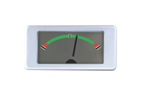 1vdc Full Scale Analog Style Display Round Hole Mounted Wire Connec