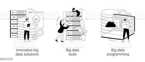 Big Data Business Software Abstract Concept Vector Illustrations Stock Illustration Download
