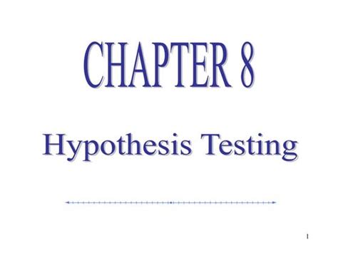 Statistics Hypothesis Testing Pptx