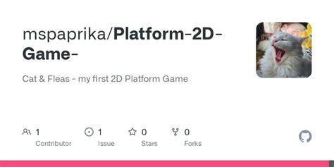 Github Mspaprikaplatform 2d Game My First 2d Platform Game