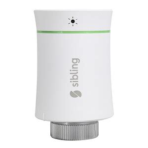 Умная термоголовка для радиатора Zigbee Sibling Smart Home белая ...