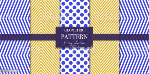 5 추상 노란색과 파란색 배경 텍스처의 집합입니다 점선 패턴입니다 벽지 전단지 커버 디자인에 대한 폴카 도트 스타일 벡터 일러스트 레이션 반복 원 기하학적 장식품 장식 요소