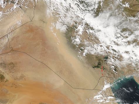 Dust Storm In The Middle East
