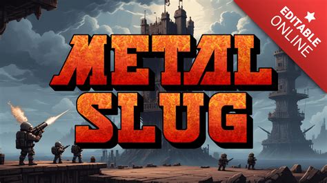 Metal Slug Text Effect Font Generator