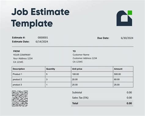 Free Estimate Templates Generate Online And Download