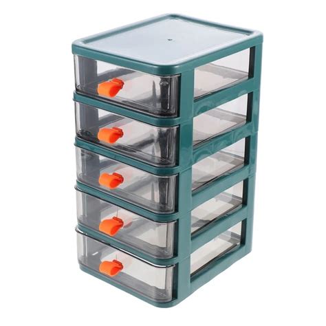 Plastic Storage Drawers Tower Desktop Box Nice Looking Office £2695 Picclick Uk