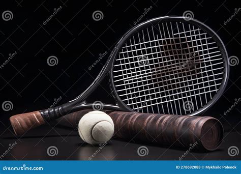 a shot of a tennis racket and a tennis ball neural network ai