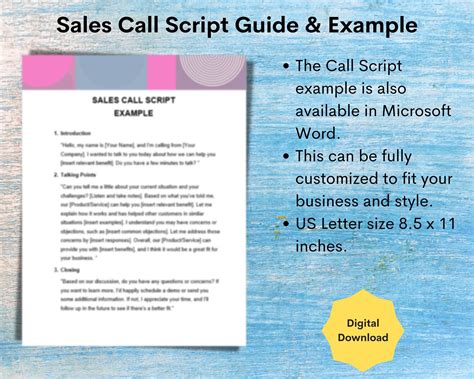 Effective Sales Call Script Guide And Example Improve Your Sales Skills