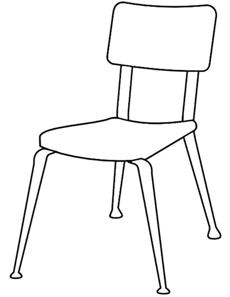 Как нарисовать стул карандашом для детей