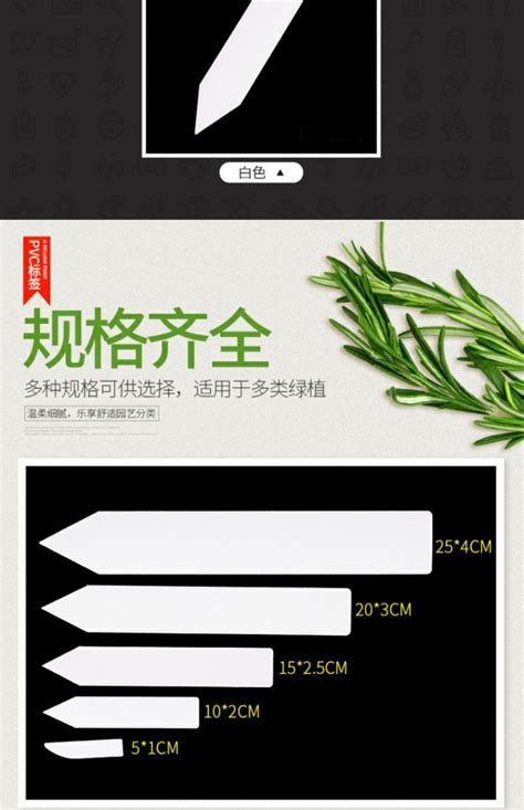 植物花牌 黑色 白色 螢光 防水耐曬 一字標籤 Pvc花牌 多肉標籤 園藝標籤 蝦皮購物