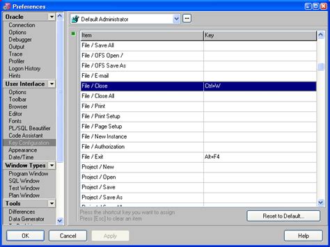 PL SQL Developer 关闭Sql窗口快捷键 艺琳子 博客园