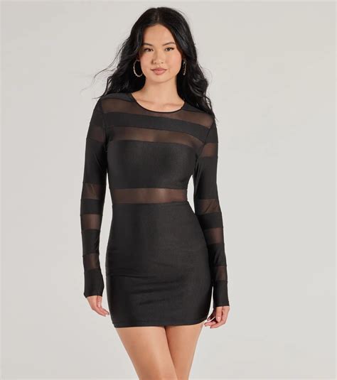 Sheer Mesh Bodysuits And Windsor