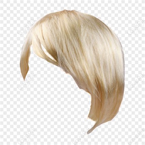 가발 금발 머리 아가씨소녀모델링머리스타일 Png 일러스트 무료 다운로드 Lovepik