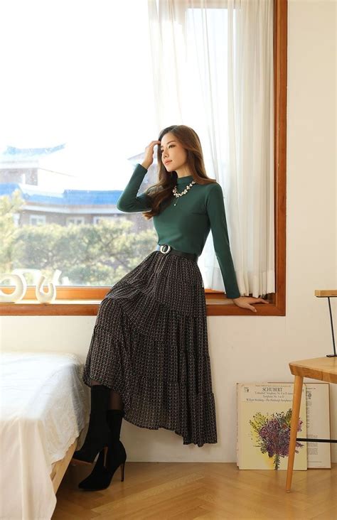 Pin By Hans Wurst On Klassischer Rock Korean Fashion Dress Pleated