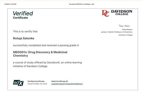 Rutuja Salunke On Linkedin Successfully Completed A Course In Drug