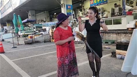 만석단장 서부수산물센타 병어축제 관객노래 장연화 반지 짝사랑 23 6 4 Youtube