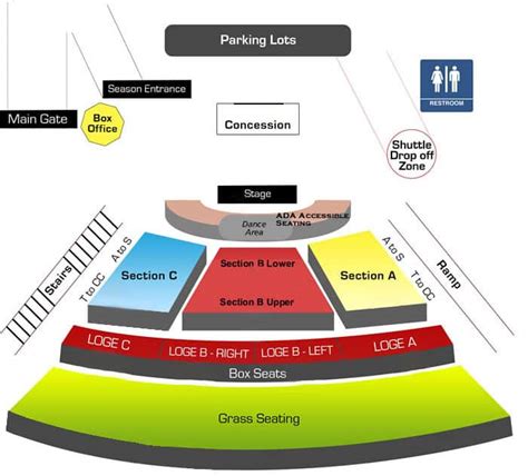 Starlight Seat Map