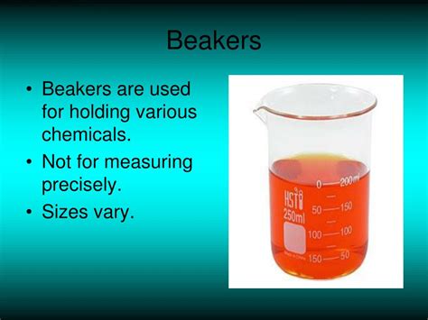 Beaker Function Chemistry