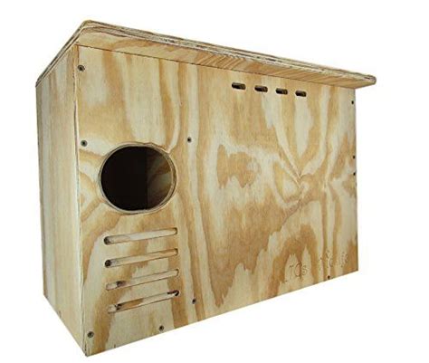 Barn Owl Nesting Box Large House Crafted In Usa Jcs Wildlife W Bird House Kits Barn Owl