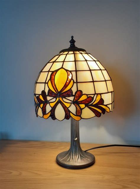 Lh Tiffany Style Table Lamp 1 Stained Glass Catawiki