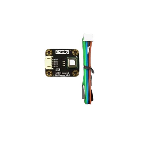 Buy Sen0536 Dfrobot Gravity I2c Scd41 Infrared Co2 Sensor 400 5000 Ppm Evelta