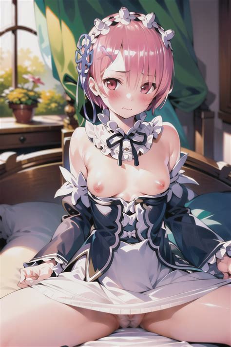 Rule 34 Ai Generated Female Maid Panties Pink Hair Ram Re Zero Re Zero Kara Hajimeru Isekai