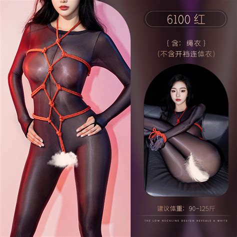 Xunhuan Sexy Bundled Bondage Open Rope Suit Hot 6100 Sexy Lingerie