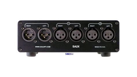 Goldpoint SW X Audiophile Balanced Stereo Output Selector XLR Switcher Audio Other Audio