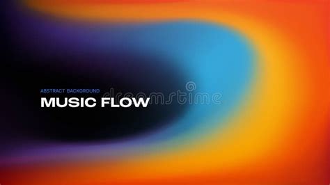 Abstract Music Flow Smooth Color Gradients Blending In Dynamic Motion Vibrant Energy Sound