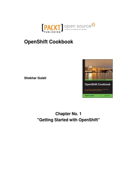 Openshift Cookbook Sample Chapter Pdf Secure Shell Platform As A Service
