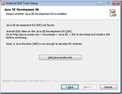 Android Sdk Setup Can Not Detect Java Se Meghainfotech