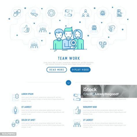 얇은 선 아이콘으로 팀워크 개념 사람들 상호 지원 회의 악수 줄다리기 협력 퍼즐 팀 정신 협력의 그룹 현대 벡터 일러스트 레이 션 웹 페이지 서식 파일 개념에 대한 스톡