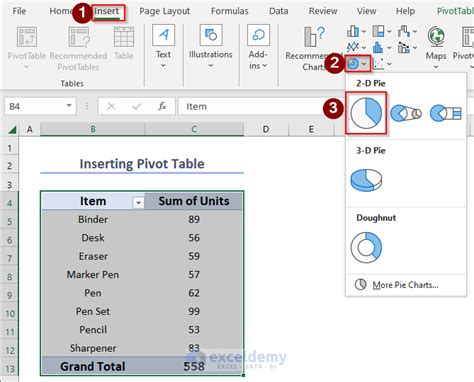 How To Show Total In Excel Pie Chart 2 Effective Ways