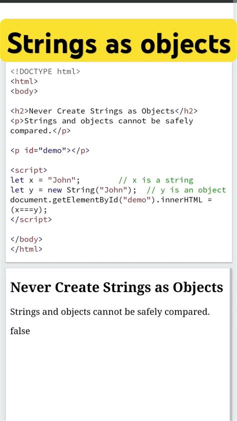 strings as objects javascript strings 2024 coding logics programming