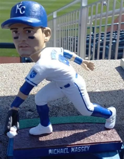 Michael Massey Kansas City Royals Bobblehead Flambant Neuf Dans Sa