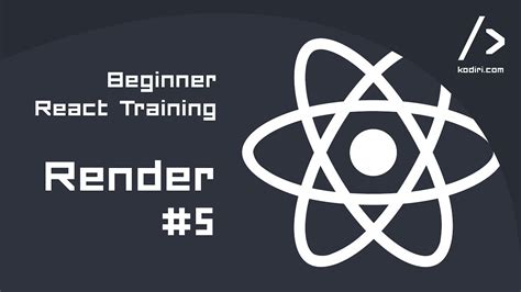React Training Beginner Render 5 Youtube