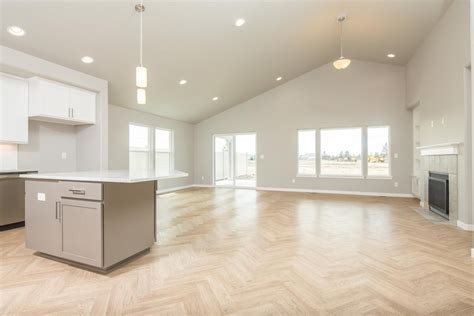 Lvp In Herringbone Pattern Bathroom Design White Bathroom Kitchen