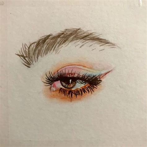 Малюнок ока аквареллю Drawing of eye watercolor Eye drawing Drawings Watercolor
