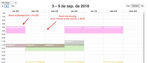 Javascript Erratic Behavior Loading 2 Json Eventsources One Must Be Background Events