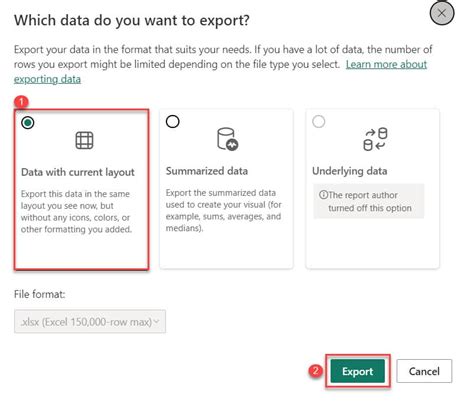 How To Export Power BI Report To Excel